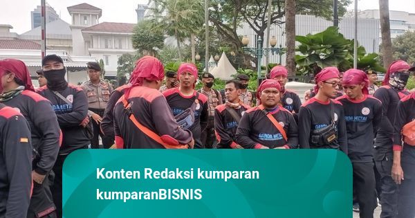 Buruh Demo Tolak Perppu Cipta Kerja Di Istana Hari Ini Berikut Poin